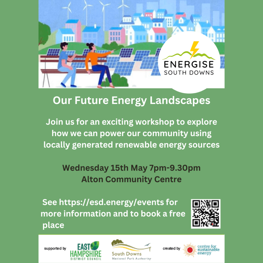 WORKSHOP – OUR FUTURE ENERGY LANDSCAPES – Alton Climate Action Network